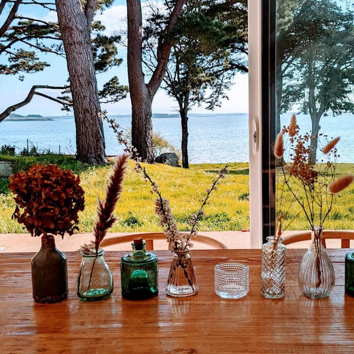 Exceptional View Of The Golfe Du Morbihan, Direct Beach Access - Séné