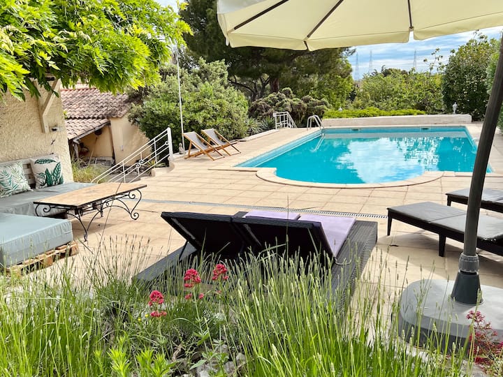 Villa De Charme Avec Magnifique Piscine - Montpellier