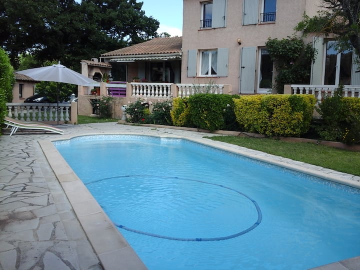 2 Chambres Privées  Dans Villa Avec Piscine - Allauch