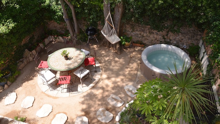 Casa Tranquila Con Jardín Sombreado Y Jacuzzi - Montpellier