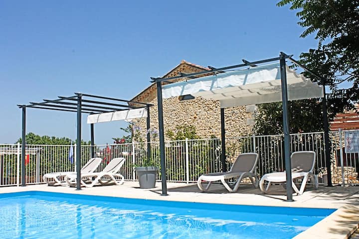 Gîte 2 Pers- Climatisée, Piscine - Allègre-les-Fumades