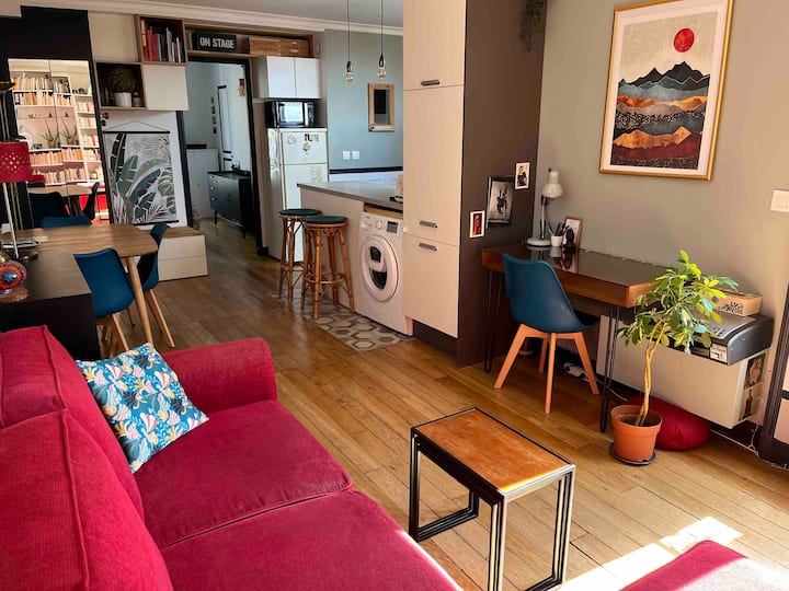 Sweet & Calm Flat In Paris Gambetta Père Lachaise - Les Lilas