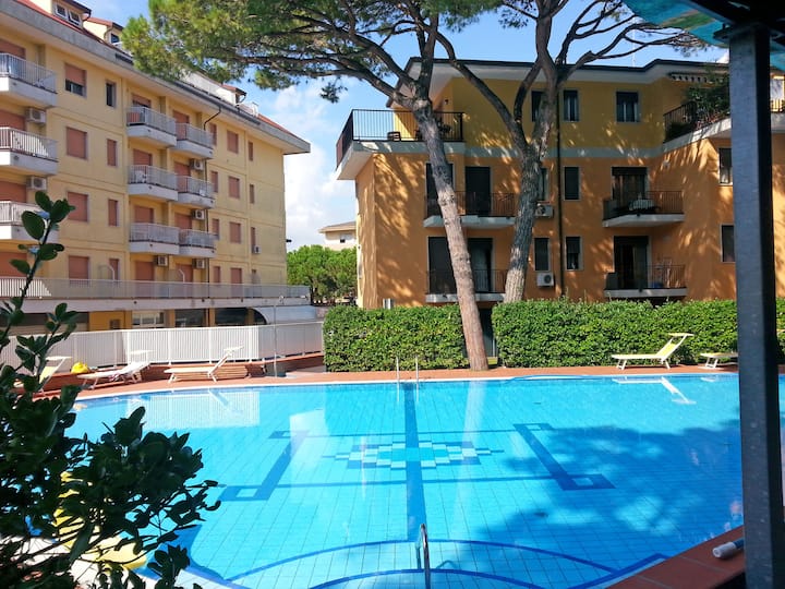 Appartamento Con Piscina 2 Camere  N. 203  Wi-fi - Eraclea Mare
