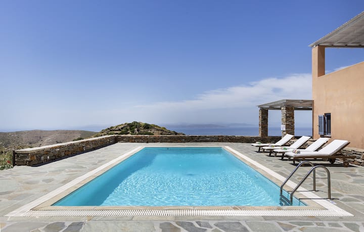 Villa Levanda In The Island Of Kea - Kea