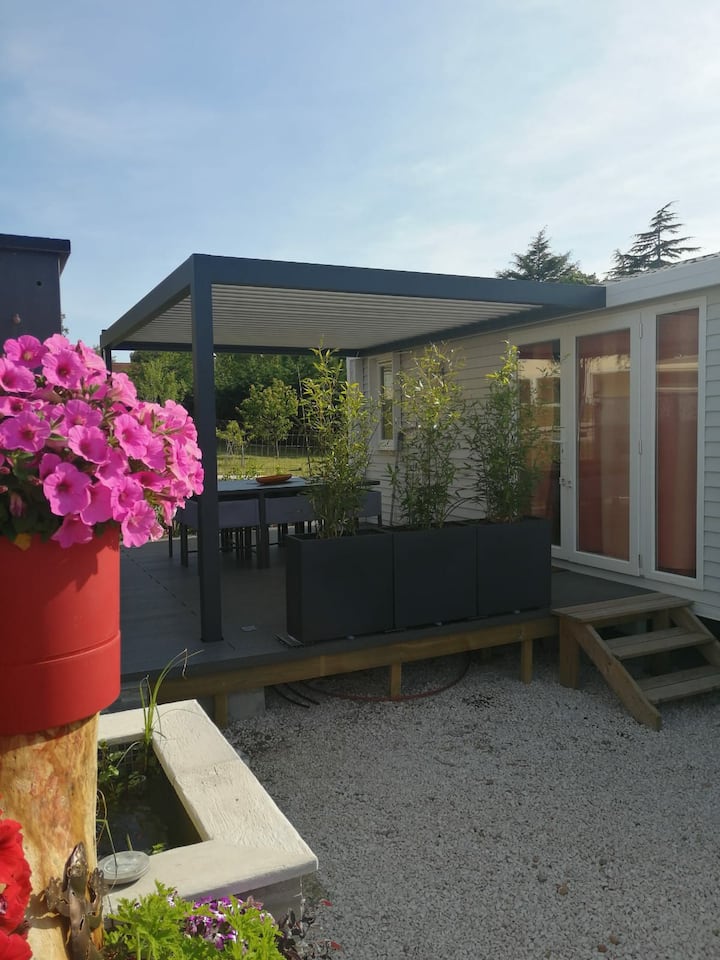 Charmant Mobilhome Résidentiel Avec Piscine - Carqueiranne