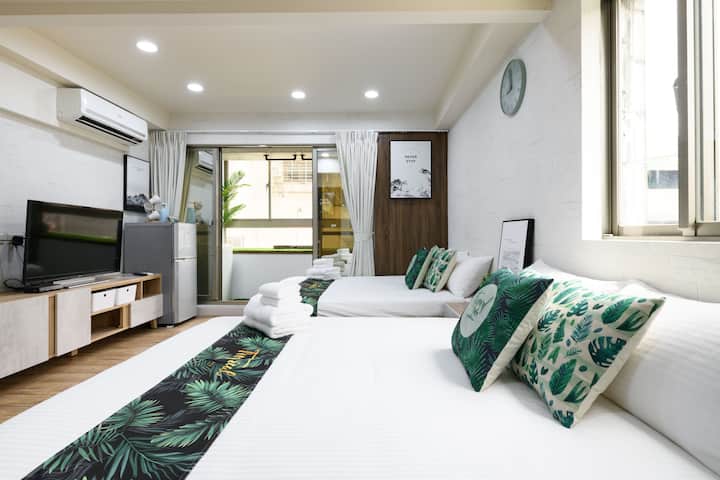 Wood Home - Ximen Mrt 捷運西門站(3-4人)@台北西門町 - Đài Bắc