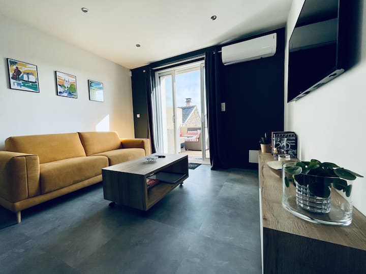 T3 Avec Terrasse En Centre Ville 6 Personnes Max - Angers