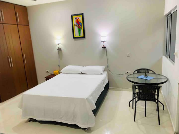 Hermoso Apartaestudio Amoblado Con Parqueadero. - Barrancabermeja