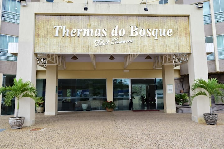 Apto No Resort Thermas Do Bosque - カルダス・ノバス