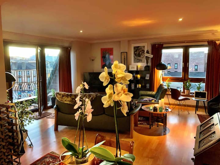 Private Bedroom W Ensuite In Penthouse Apartment - グラスゴー