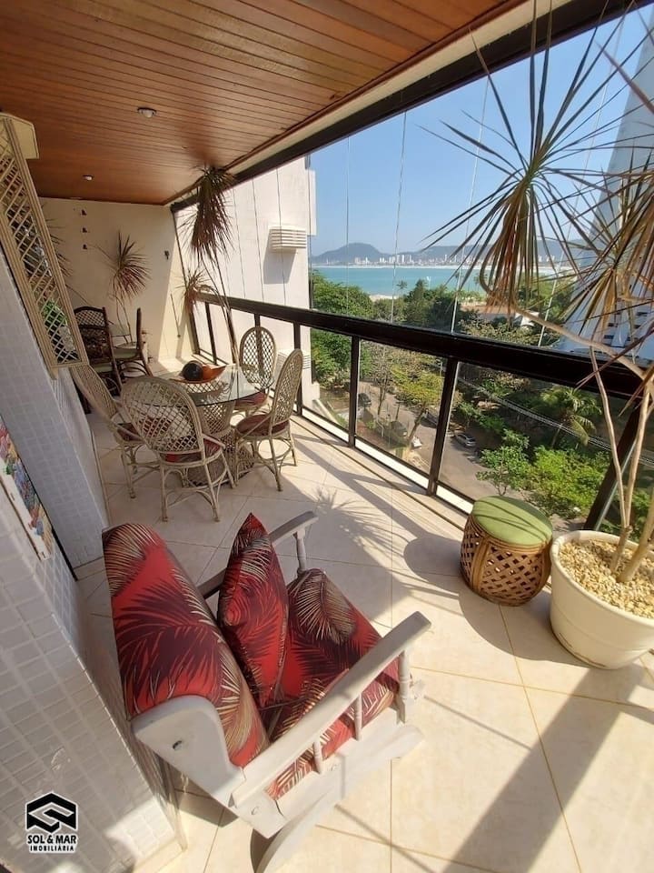 Cobertura Debruçada Ao Mar, Com Piscina Privativa - Guarujá