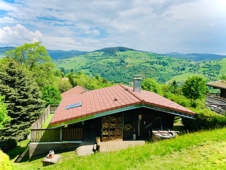 Chalet Le Vintage  Bain Nordique Vue Incroyable - La Bresse