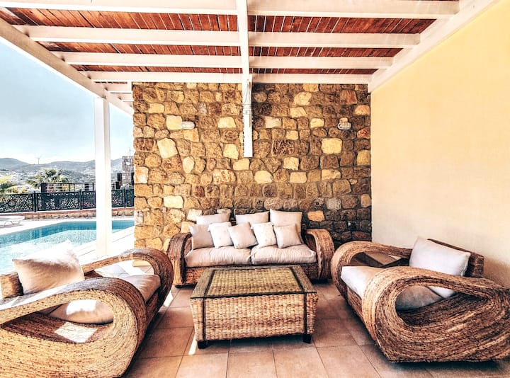 Bodrum 3 Bed Villa Stunning Sea Views Private Pool - Yalıkavak