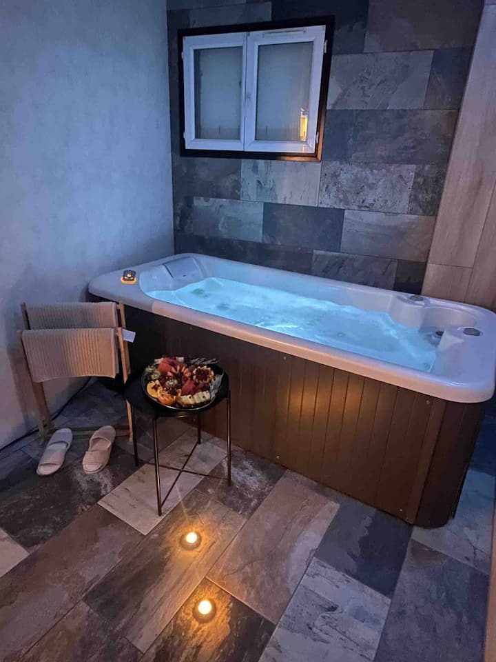 Appartement Cosy Jacuzzi/ Spa/wifi/clim/parking - Avignon