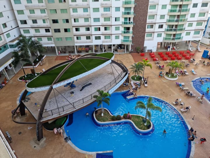 ÓTimo Apto No 2 Andar Rivieira Park - Caldas Novas
