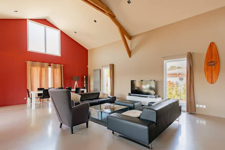 12 Guests Luxury Villa With Heated Swimming Pool - Vendays-Montalivet