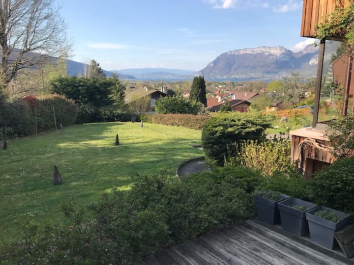 Maison Calme 8p Vue Panoramique Sur Lac à 10' - Saint-Jorioz