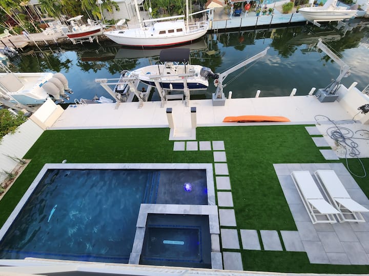 Waterfront  Islamorada Pool Heated 
 Home Private - Islamorada, FL