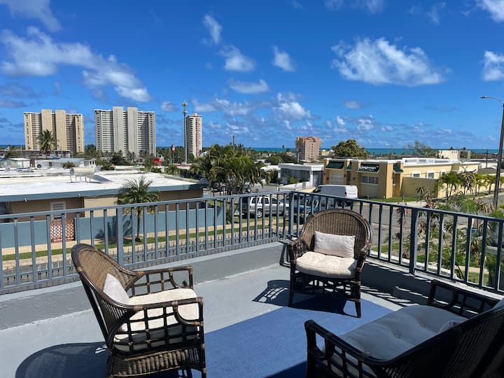 2 Floor Apt  Ocean View From Porch - Luquillo