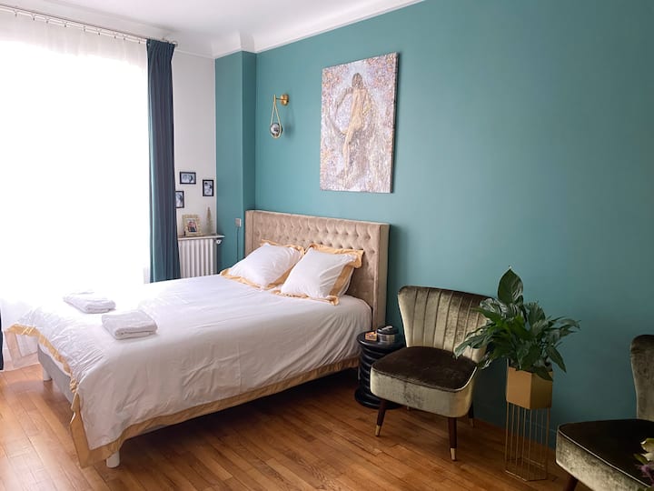 Roland Garros District Cosy Design Apartment - Boulogne-Billancourt