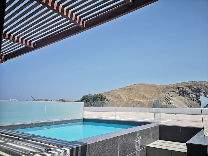 Departamento Con Piscina En Playa Chocalla - Mala