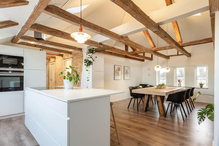 Quiet & Lux 2br Penthouse In City Center - Rooftop - Aarhus