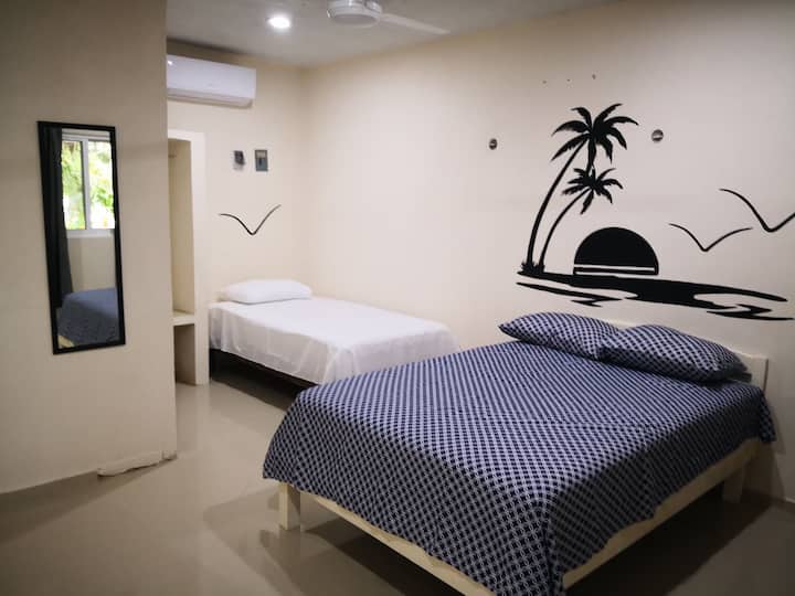Habitación Privada 4 Holbox Muy Cerca De La Playa - Holbox