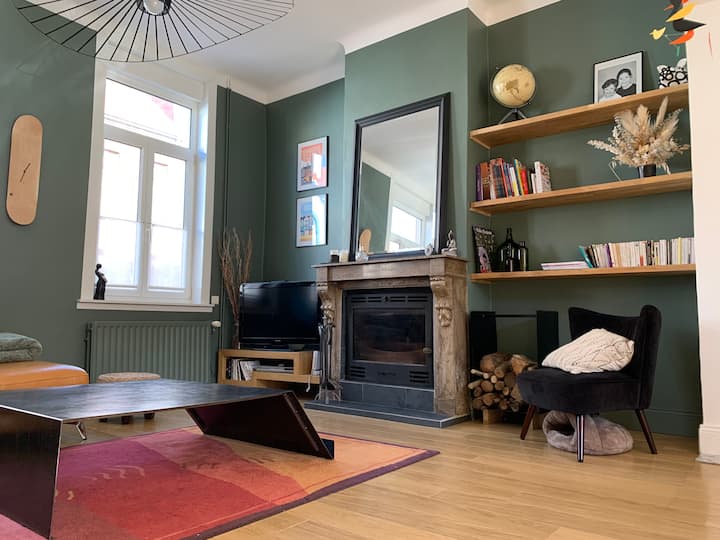 Maison Familiale. 4chambres, 2 Sdb, Jardinet Sud. - Opaalkust