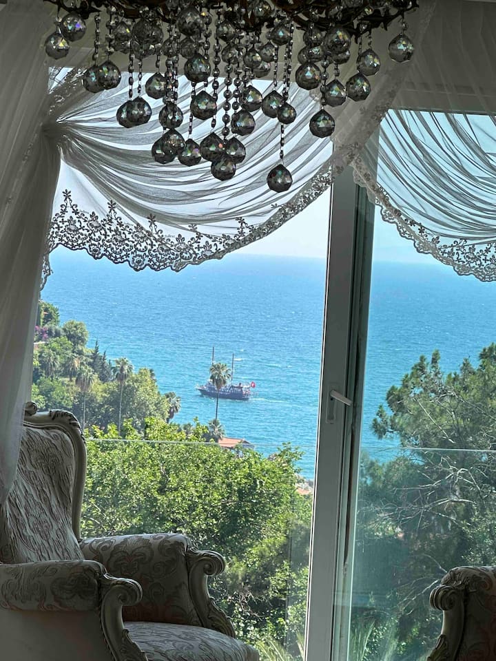 Konyaaltı Plajına 10 Dk Kral Dairesi - Antalya