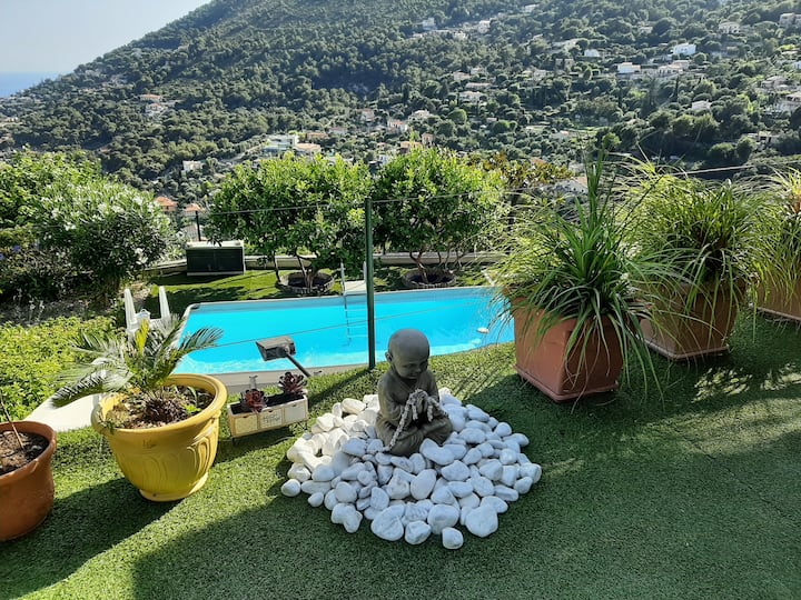 Beausoleil Maison Avec Vue Mer, Proche Monaco. - Monte Carlo