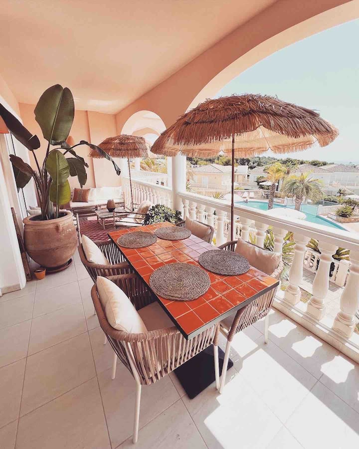 Z- Boho Chic Ibiza Vibe Appartment - 4p - Benitachell