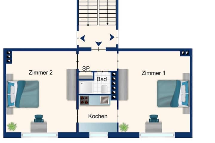 Kiel Jachmannstrasse 3. Og Mitte 2 Zi. Wohnung - Preetz