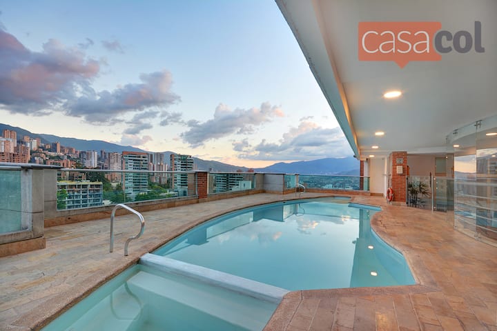 Blux Studio, Near Provenza, Balcony, King Bed Size - Medellin, Antioquia, Colombia