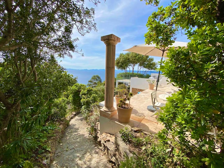 Budeiya - Maison Avec Vue Panoramique Sur Mer - Île du Levant