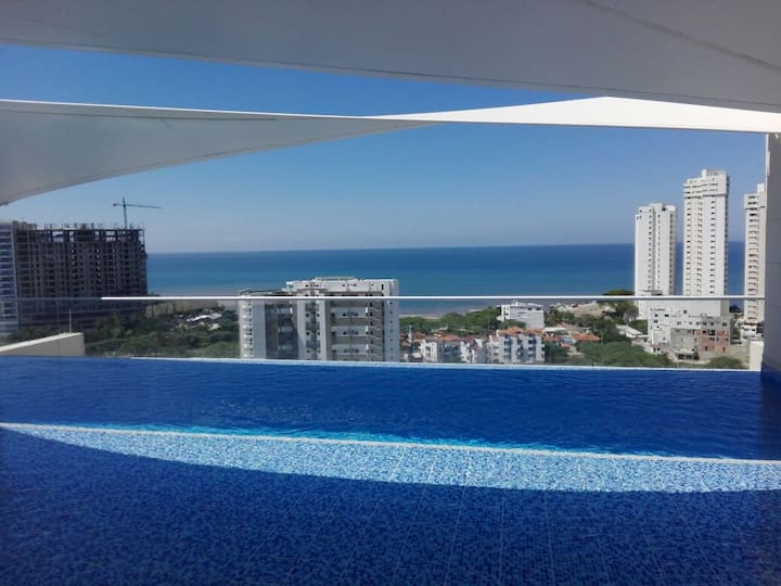 Agradable Apartaestudio En Rodadero Santa Marta - Santa Marta