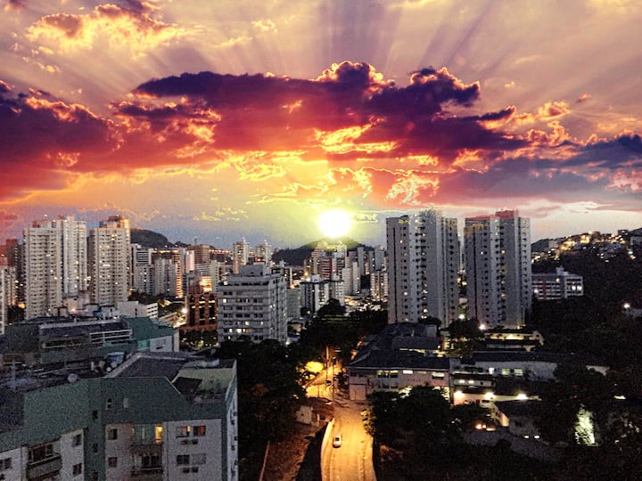 Flat Aconchegante Com Linda Vista Em Vitória - Vitoria