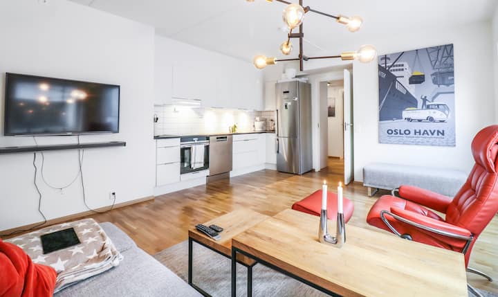Hyggelig Og Moderne Leilighet Ved Ensjø - Oslo
