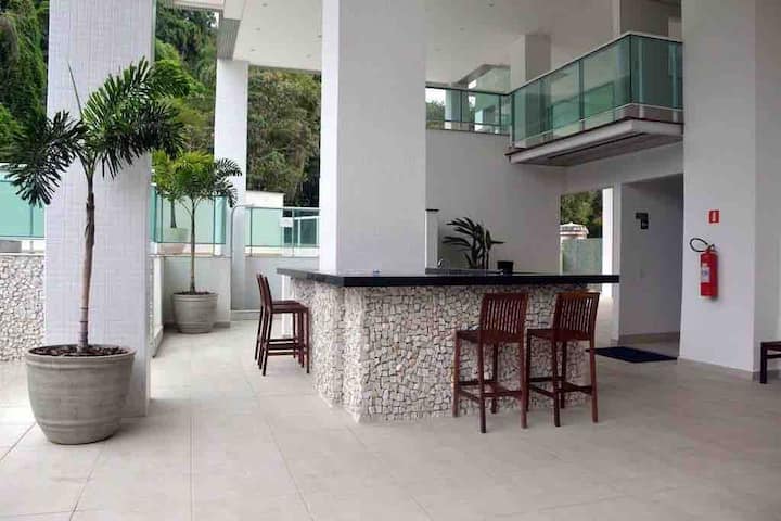 Apartamento Aconchegante Com áRea De Churrasqueira - Ubatuba