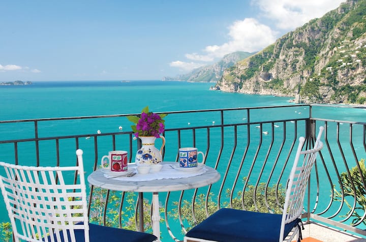 Sea-view Villa And Pool In Positano (3 Bedrooms) - Campanie