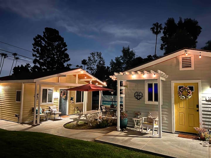 Tiny House Village/ Patio, Parking, Firepit, Movie - Pasadena, CA