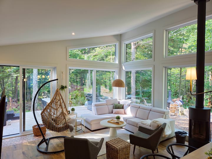 Chalet Terre En  Forêt Tout Près De Tremblant - Mont-Tremblant
