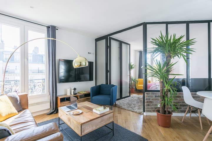 Stylish Modern Loft -Very Bright & Great Location! - Paris 12e Arrondissement