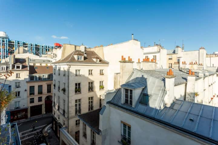 Marais-pompidou : 4 Room Flat (70m2) - Paris