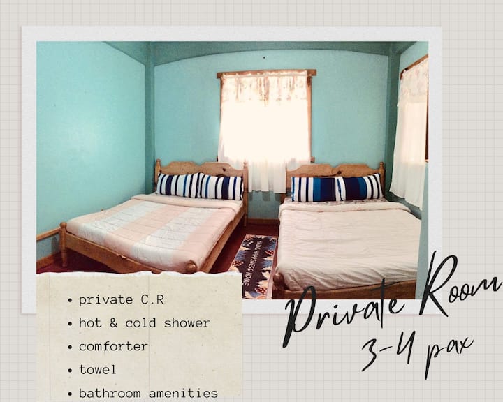 Glydee's Lodging Home_private_quad-b Room - Sagada
