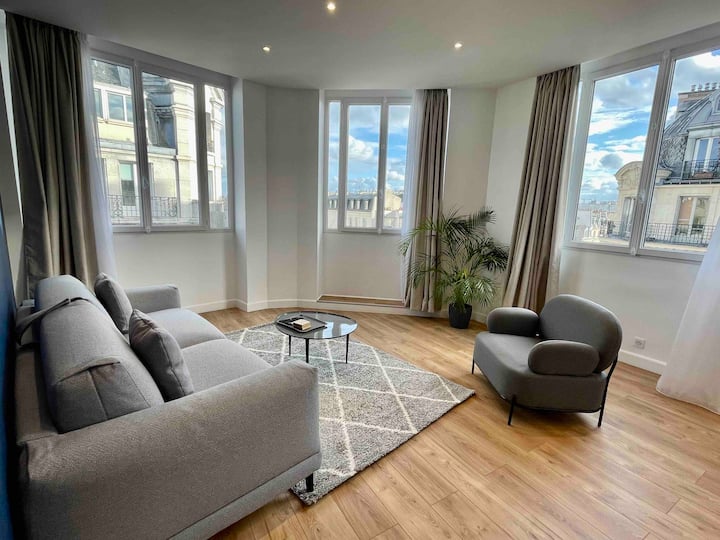 Bright Newly Renovated Apt With Ac - Paris