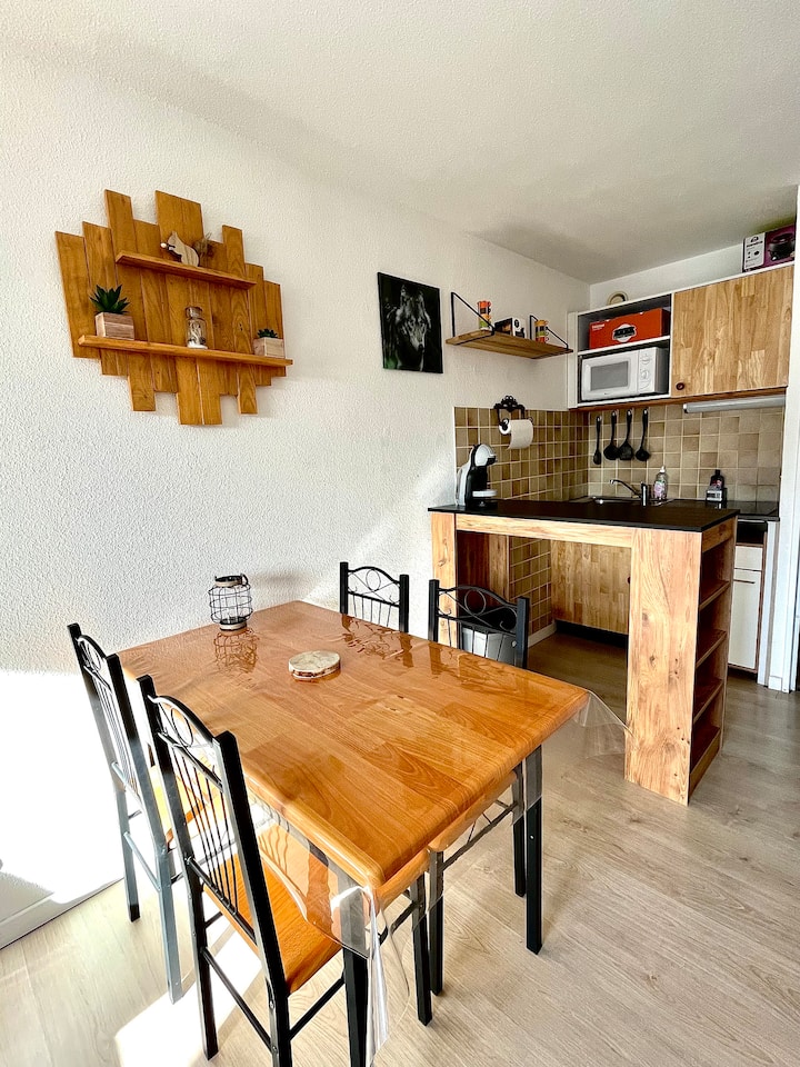 Spacieux Studio Plein Sud - Pra-Loup
