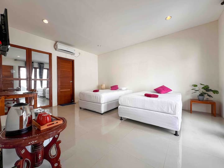 Twin Bed Apartment In Central Gili Trawangan - Gili Islands