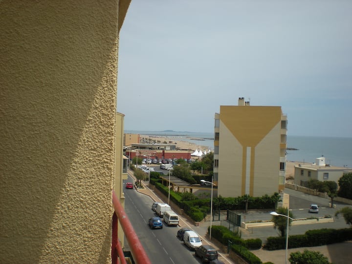T2 (3 Personnes) Face A La Mer - Valras-Plage