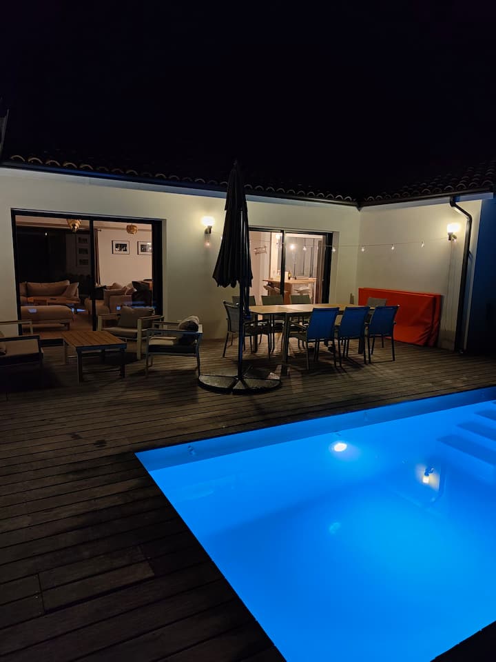 Maison 6 Personnes Avec Piscine - Capbreton