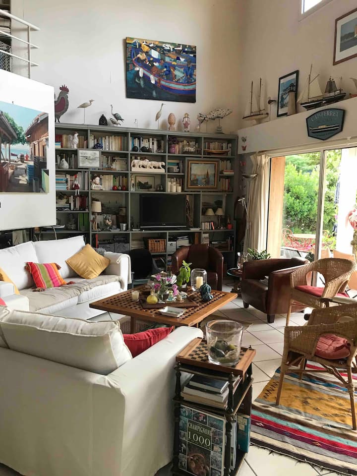 Cap Ferret, “Villa-balata” 12 Pers, Clim, Piscine. - Cap Ferret